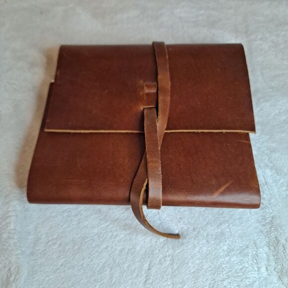 Other | Rustico Leather Photo Album Scrapbook 4 X 6 Photos | Poshmark